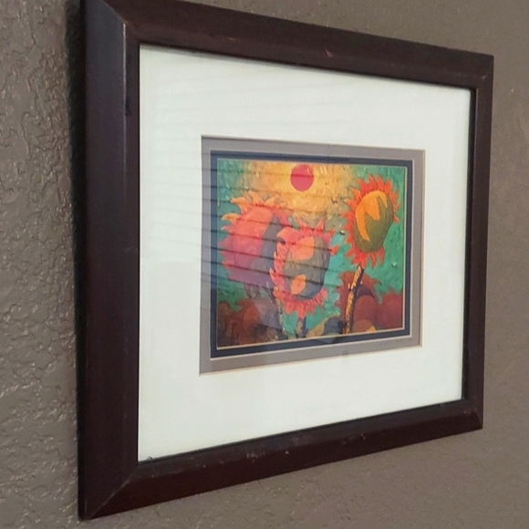 Wall Decor | Sunflower Signed Artist Print Framed Wall Decor | Poshmark
